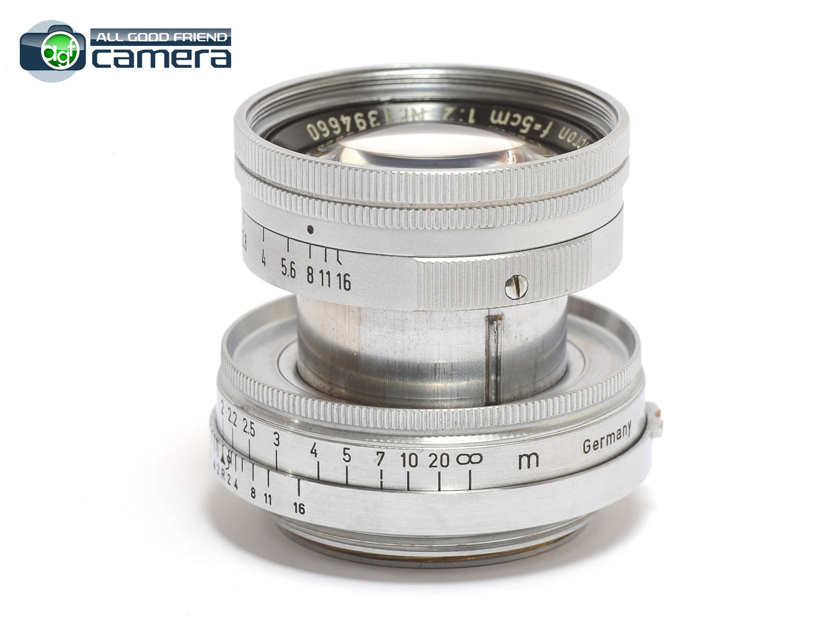 Leica Summicron 5cm 50mm F/2 Collapsible Lens w/M-Mount Adapter – AGFCamera